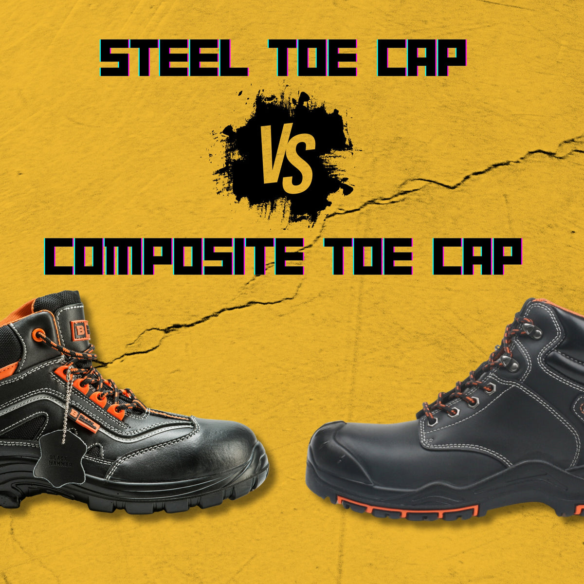 Composite Toe vs Steel Toe: What’s Better? | Black Hammer