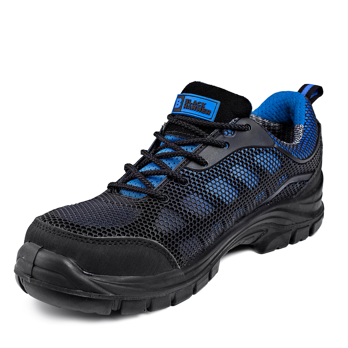 8007 Non-Metallic Composite Toe Cap Safety Trainers | S1P SRC – Black ...